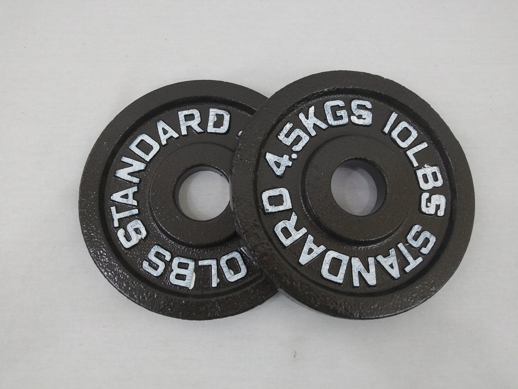 Standard Olympic Metal Weight Plates (Pair) – Powerfit Equipment