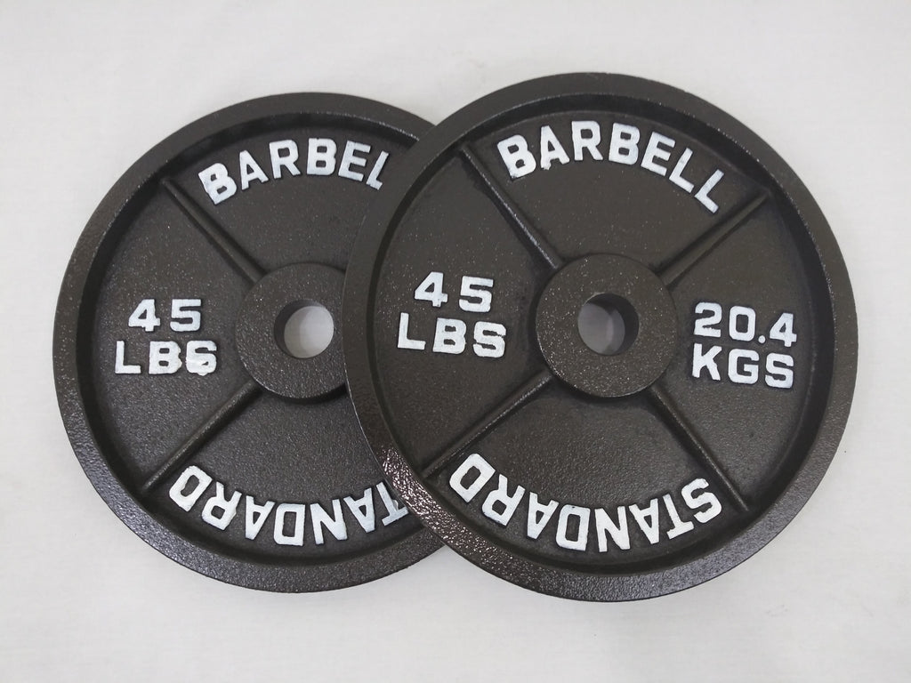 Standard Olympic Metal Weight Plates (Pair) – Powerfit Equipment