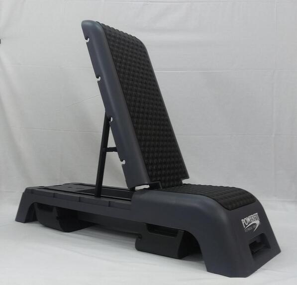 PowerFit Step Bench and Workout Station with Free Resistance Band ...